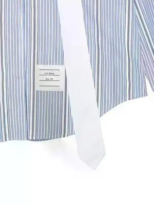 Thom Browne Striped Removable-collar Blouse