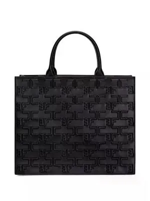 Elisabetta Franchi Bold Monogram Large Shopper Bag