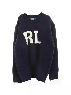Polo Ralph Lauren Logo Crew Neck Sweater - Blue