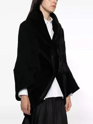 Junya Watanabe Faux-fur Shawl-collar Jacket