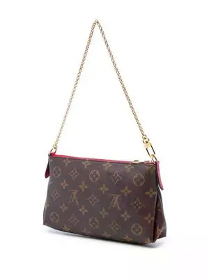 LOUIS VUITTON 2016 Monogram Pallas Clutch Satchel - Brown