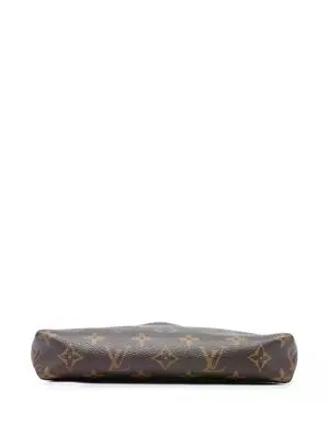 LOUIS VUITTON 2016 Monogram Pallas Clutch Satchel - Brown