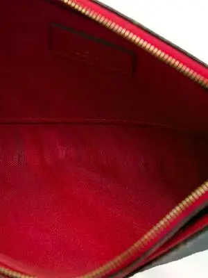 LOUIS VUITTON 2016 Monogram Pallas Clutch Satchel - Brown