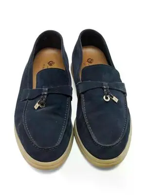 Loro Piana Summer Walk Suede Loafers