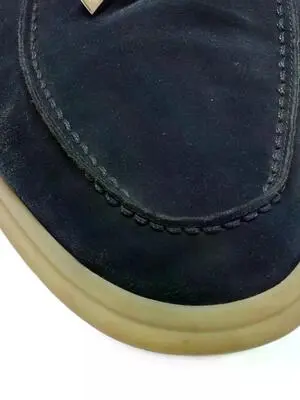 Loro Piana Summer Walk Suede Loafers