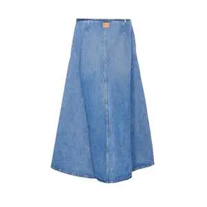 Alexander Wang Low Rise A Line Denim Skirt