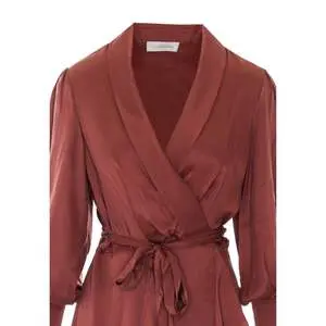 Zimmermann Wallet Midi Dress - Pink