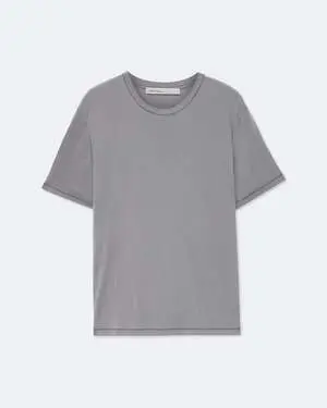 ALLSAINTS Kira Regular-fit Wool-blend T-shirt - Grey