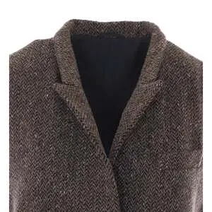 Brunello Cucinelli Sparkling Chevron Vest With Belt