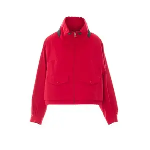 Loewe Jacket In Cotton And Silk - Red