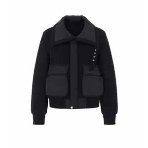 Sacai Sponge Sweat Blouson - Black