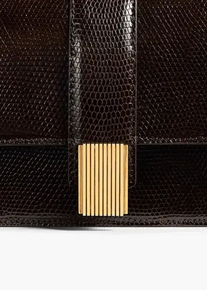 Khaite Blake Long Clutch In Lizard