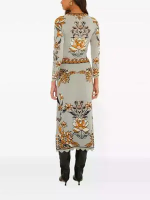 Farm Rio Stained Glass Beauty Knit Skirt