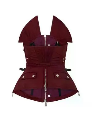 Dsquared2 Après Ski Jacket Bustier - Red