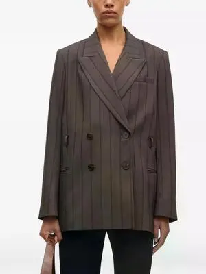 Samsøe Samsøe Sahelly Pinstripe Double-breasted Blazer