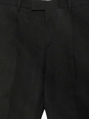 PT TORINO Pleated-detail Turn-up Trousers