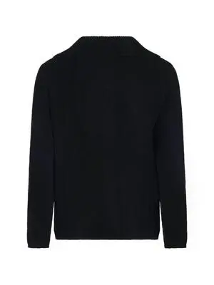 Altea Ribbed-knit Notched-lapels Cardigan
