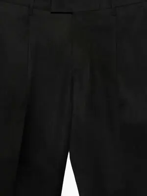 PT TORINO Pleated-detail Turn-up Trousers