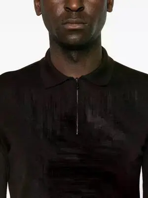 DRUMOHR Quarter-zip Polo-collar Sweater