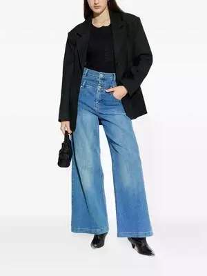 Munthe Boma Ribbed Henley Top