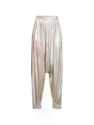 Giuseppe Di Morabito Pleated Draped-crotch Trousers - Neutrals