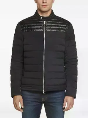 Moncler Quilted Zip-up Jacket - Black