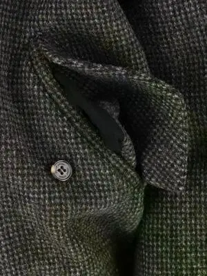 DUNST Check-pattern Wool Jacket