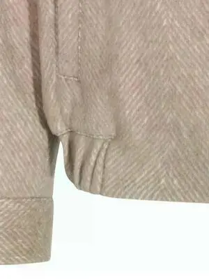 Altea Arden Herringbone-pattern Zip-up Jacket