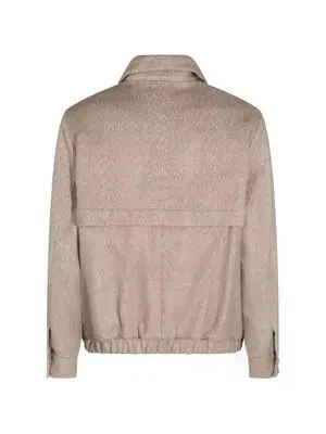 Altea Arden Herringbone-pattern Zip-up Jacket