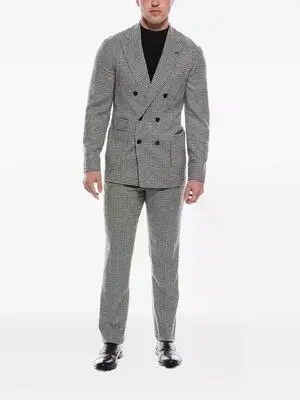 Brunello Cucinelli Plaid Double-breasted Suit
