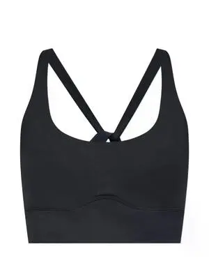 RETHINKIT STUDIOS Sienna Crossover-strap Training Top - Black
