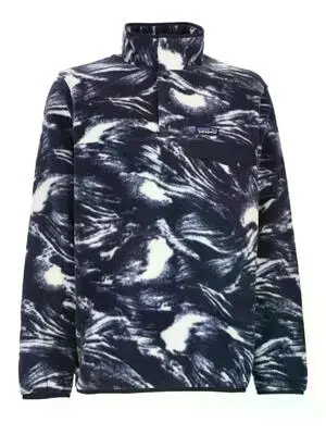 Patagonia Snap-t® Abstract-print Fleece Sweater