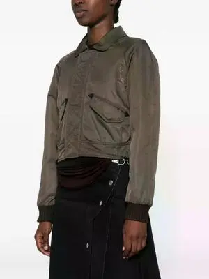 MAISON MARGIELA Cropped Zip-up Jacket