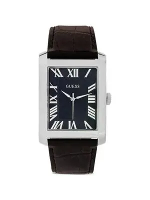 Guess Square-case Roman-numeral 33.7mm Watch - Blue