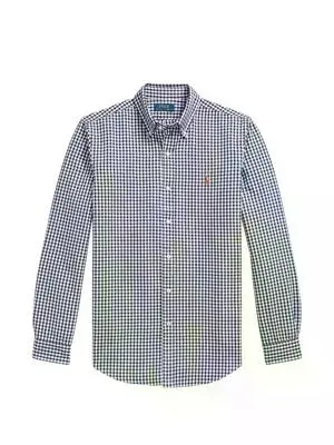 Polo Ralph Lauren Gingham-check Button-down Shirt - Blue