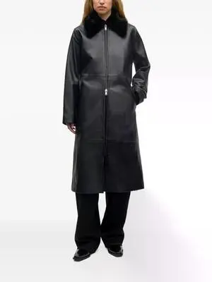 Samsøe Samsøe Sajuniper Shearling-collar Coat