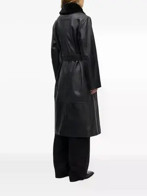 Samsøe Samsøe Sajuniper Shearling-collar Coat
