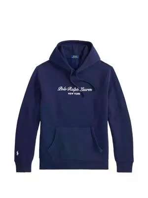 Polo Ralph Lauren Logo-embroidered Hoodie - Blue