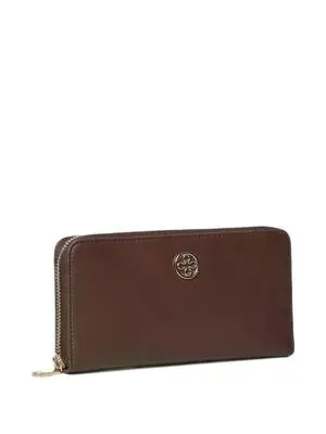 V°73 Logo-plaque Zip-around Wallet