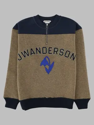 JW Anderson Felpa Con Logo Ricamato - Multicolour