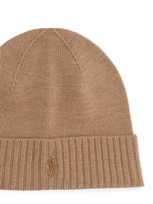 Polo Ralph Lauren Berretto In Lana Con Logo