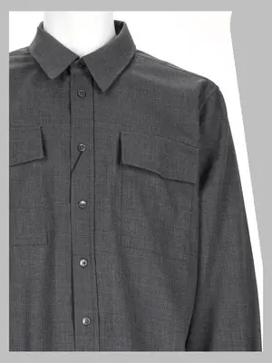 AMI Paris Camicia Classic Fit In Lana