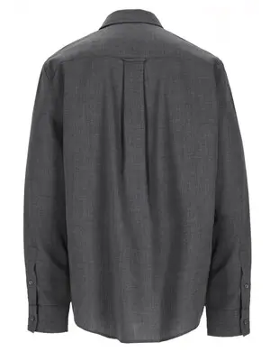 AMI Paris Camicia Classic Fit In Lana