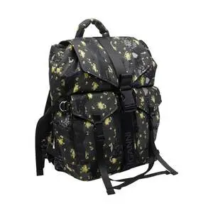 GANNI Re-tech Printed Backpack - Gray