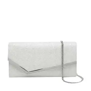 JIMMY CHOO Emmie Crossbody Bag - Silver