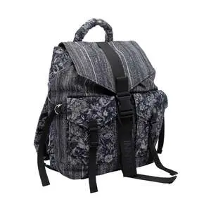 GANNI Re-tech Patchwork Backpack - Gray