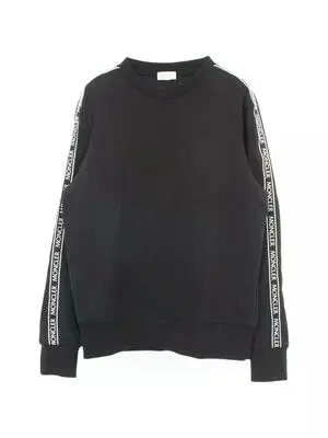 Moncler 2010s Logo-tape Sweatshirt - Black