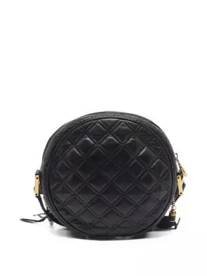 Mcm Quilted Stud-embellished Cross Body Bag
