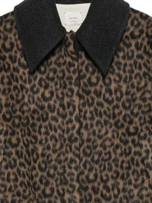 ALYSI Wool Blend Bomber Jacket