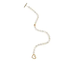 Maje Imitation Pearl Choker Necklace, 15.7